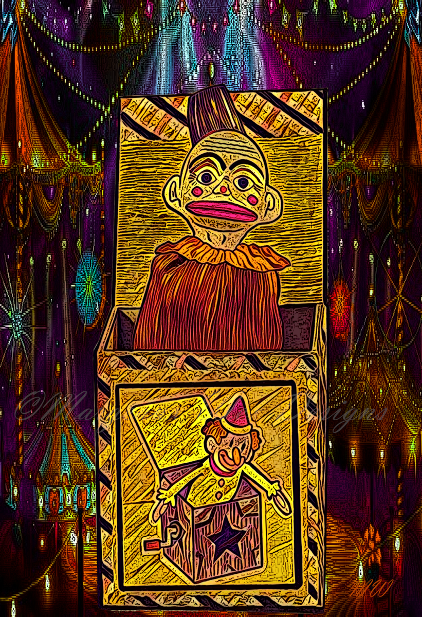 Pez Monkey Jack In The Box Art Print – Margeaux Wex Designs